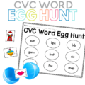 CVC Word Egg Hunt - Sarah Chesworth