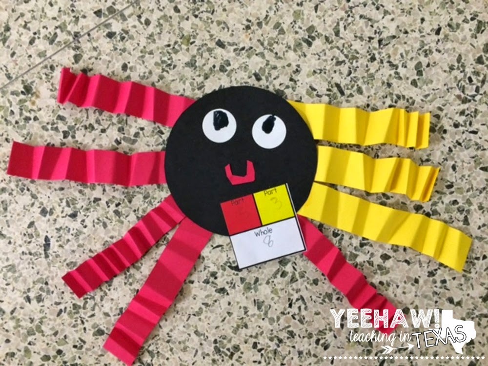 Spider Math Craft - Sarah Chesworth