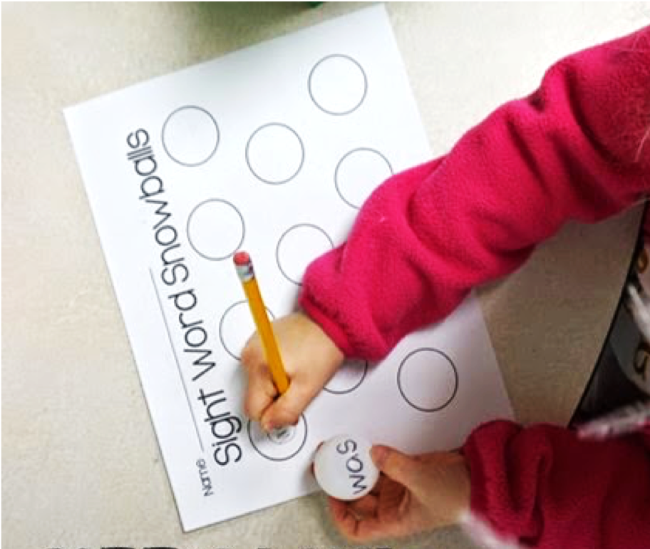 Sight Word Snowball FREEBIE - Sarah Chesworth