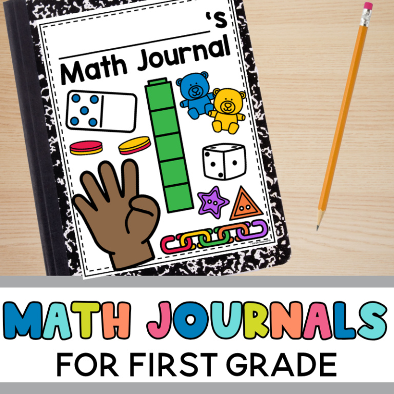First Grade Math Journal Prompts Made Easy - Sarah Chesworth