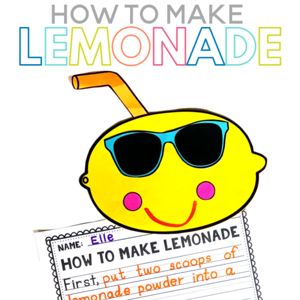 How to Make Lemonade Craft and Procedural Writing