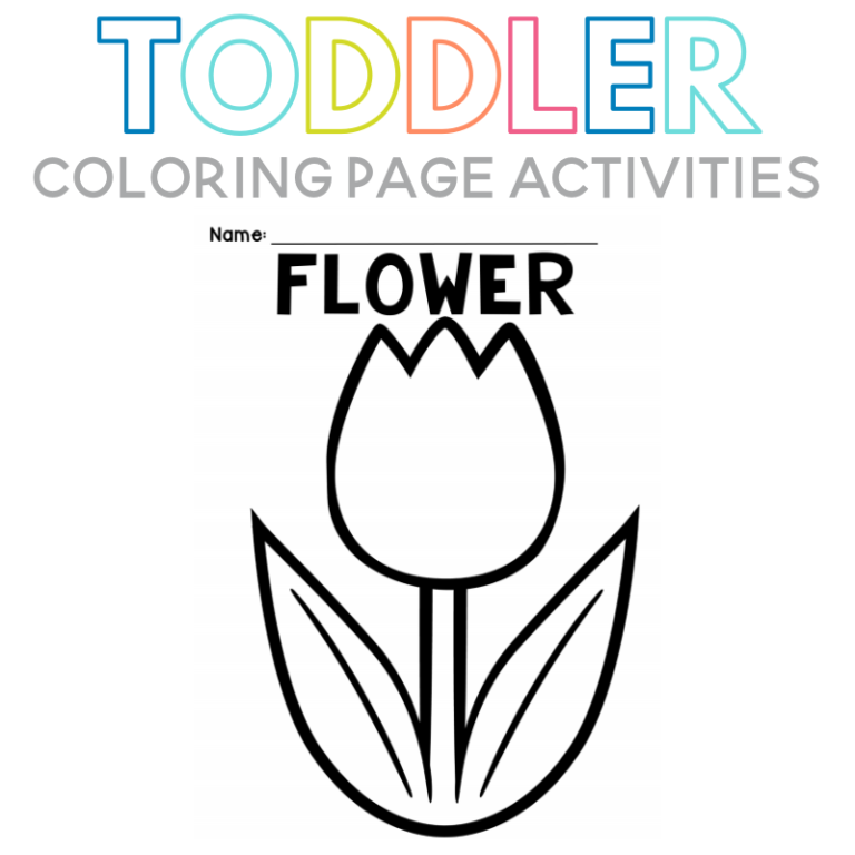 Toddler Coloring Pages - Sarah Chesworth