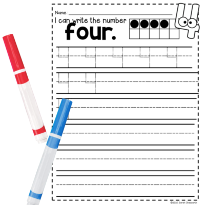 Printable numbers 1-10 - Sarah Chesworth