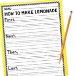 How to Make Lemonade Craft and Procedural Writing