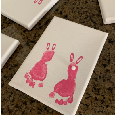 The Most Adorable Easter Footprint Craft - Sarah Chesworth