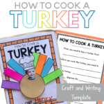 Preschool How to Cook a Turkey Writing Template - Sarah Chesworth