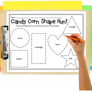 Interactive Tracing Shapes Worksheets for Preschool - Sarah Chesworth