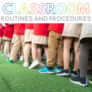 Classroom Routines for Preschool and Kindergarten Students - Sarah ...