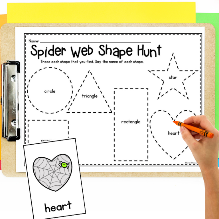 Free Printable Spider Craft to Teach Kids Math - Sarah Chesworth