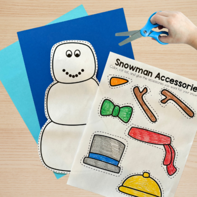 Free Printable Build a Snowman Coloring Page - Sarah Chesworth