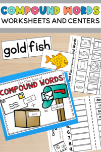 Printable Compound Words Activities for First Grade - Sarah Chesworth