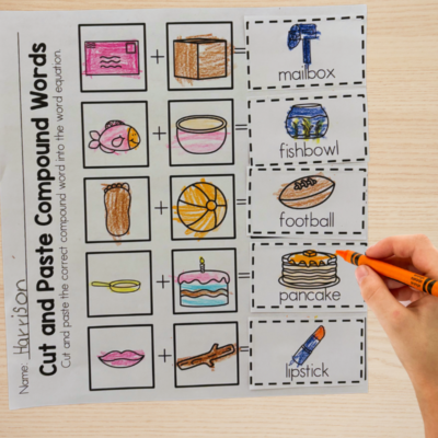 Printable Compound Words Activities for First Grade - Sarah Chesworth