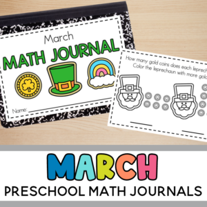 Printable Monthly Preschool Math Journals - Sarah Chesworth