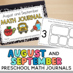 Printable Monthly Preschool Math Journals - Sarah Chesworth