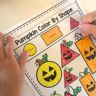 Halloween Shape Activities for Preschool and Kindergarten - Sarah Chesworth