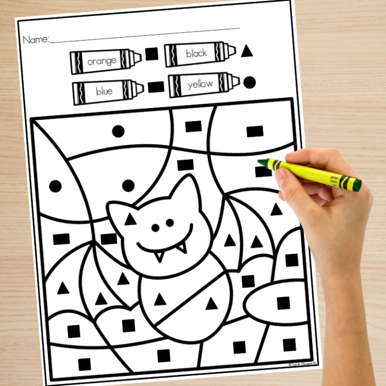 Halloween Shape Activities for Preschool and Kindergarten - Sarah Chesworth