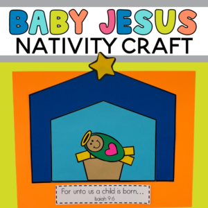 Baby Jesus Craft and Activities for Kids - Sarah Chesworth