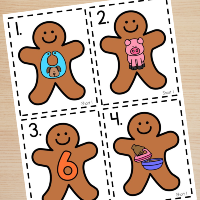 Gingerbread CVC Word Activities - Sarah Chesworth