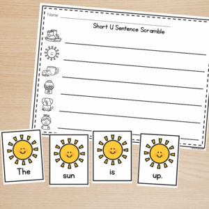 Simple Sentences with CVC Words for Reading Practice - Sarah Chesworth