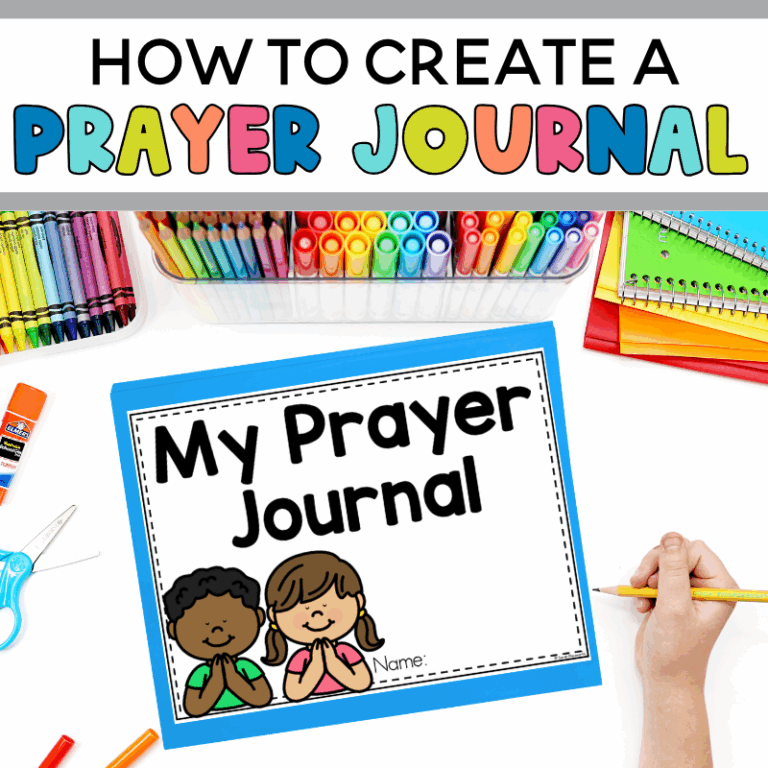 How to Create a Prayer Journal with Kids - Sarah Chesworth