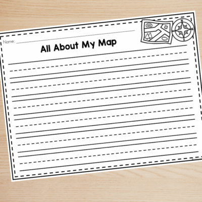 First Grade Map Skills Worksheets for Fall - Sarah Chesworth