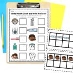 Dental Health Month Activities for Preschool: Fun Write the Room Ideas ...