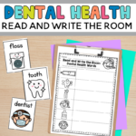Dental Health Month Activities for Preschool: Fun Write the Room Ideas ...