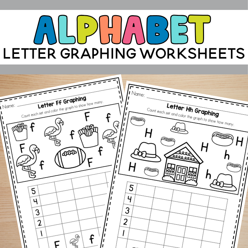 Alphabet Letter Graphing Worksheets - Sarah Chesworth